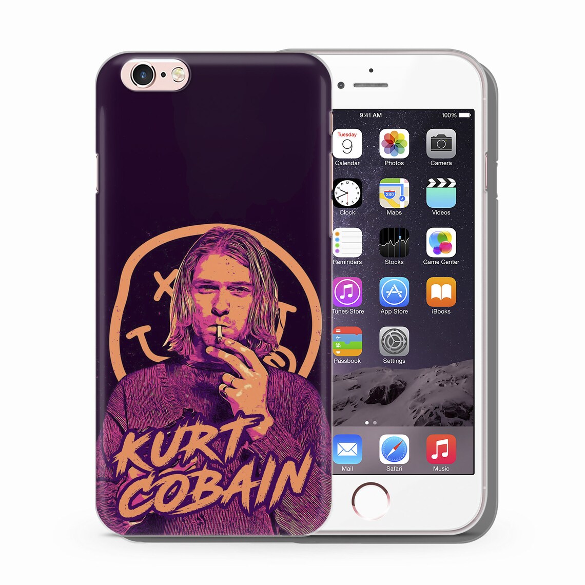 Kurt Cobain 8 Phone Case Cover for Apple iPhone 5 SE 2020 2022 6 7 8 X ...