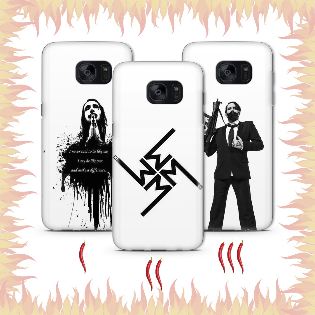 Marilyn Manson 2 Phone Case Cover for Samsung Galaxy S5 S6 S7 S8 S9 ...