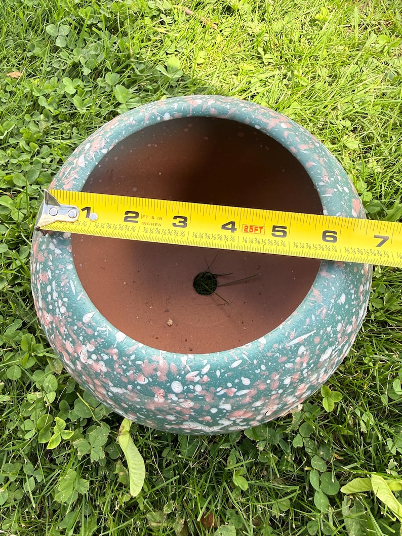 Handmade Ceramic Flower Pot: 5" Wide Succulent Planter With Drainage - Etsy