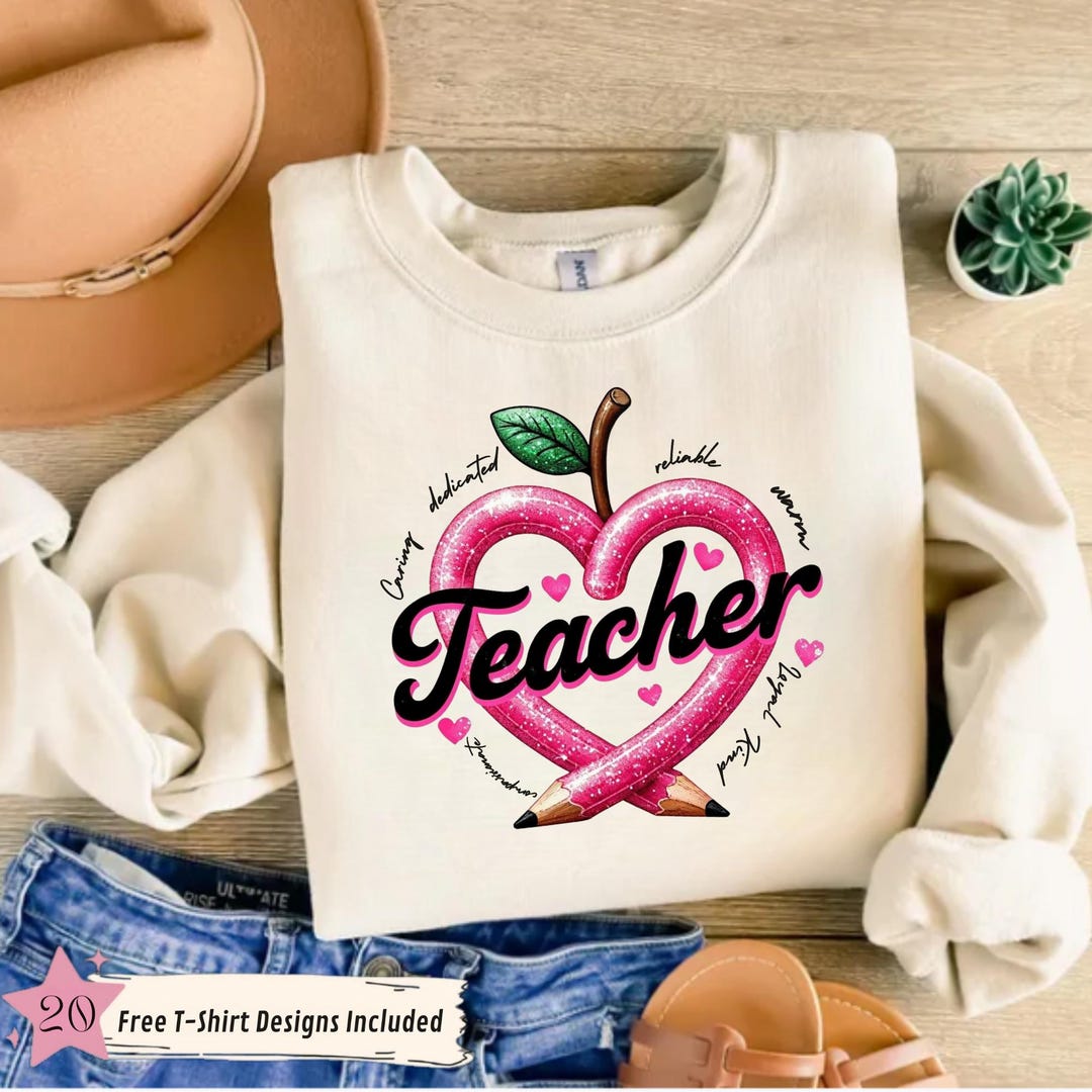 Teacher Heart Pencil Png, Valentine Day Png, Teacher Valentine Png ...