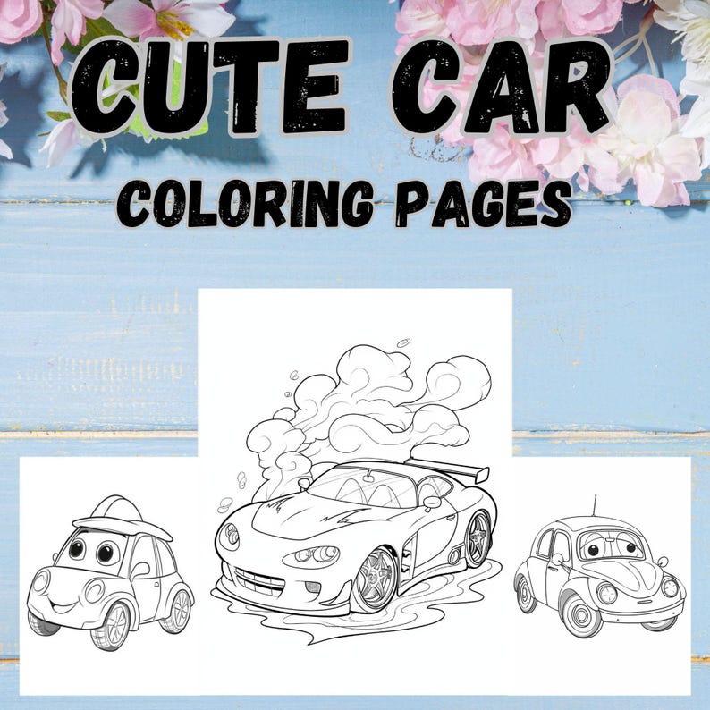 Cute Truck Activity & Coloring Page, Two Fast Racing Birthday Party ...