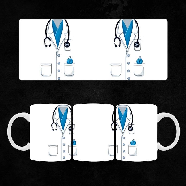 Doctor/nurse Mug Sublimation Designs, Mug, Mug Wrap Download ...
