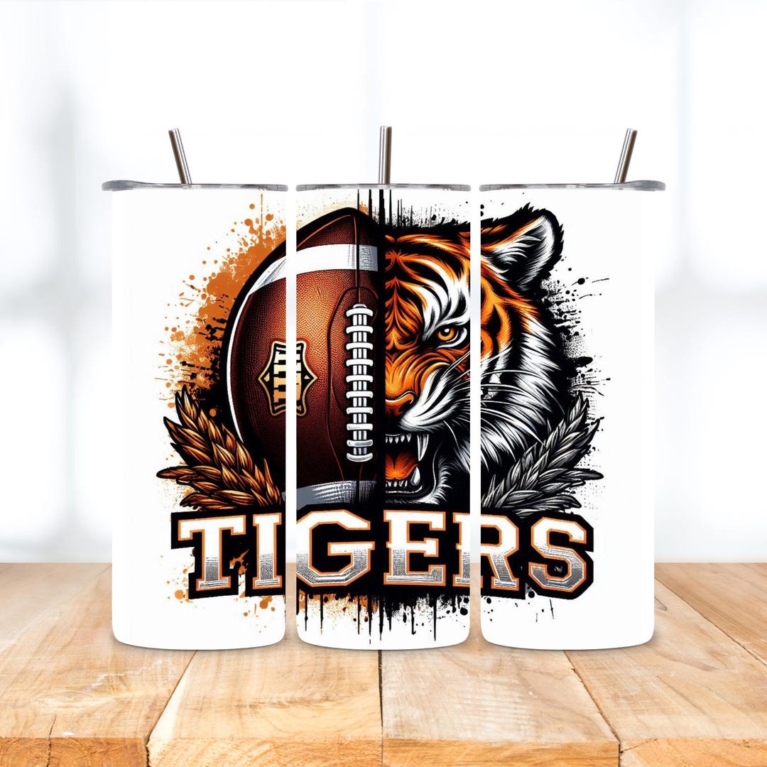 Tigers Football Png Tigers T-shirt Sublimation Digital File Download L Tigers School Spirit ...