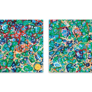 Modern Marbling Paper Set 8 Paper Craft Projects Decorative Papers Wall ...
