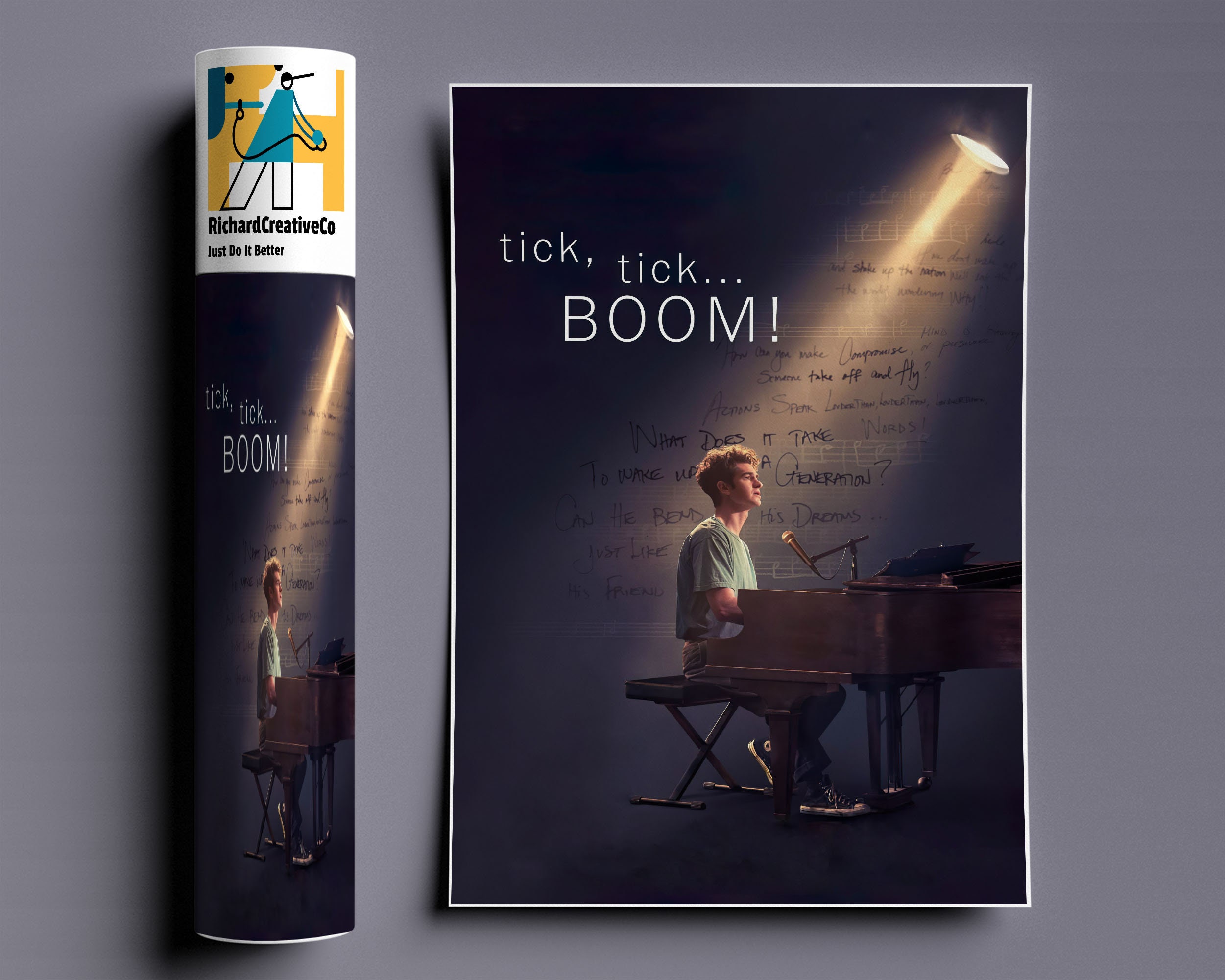 Tick Tick Boom Poster Tick Tick Boom Andrew Garfield Poster Andrew Tick Tick Boom Poster Tick Tick Boom Andrew Garfield Poster Andrew