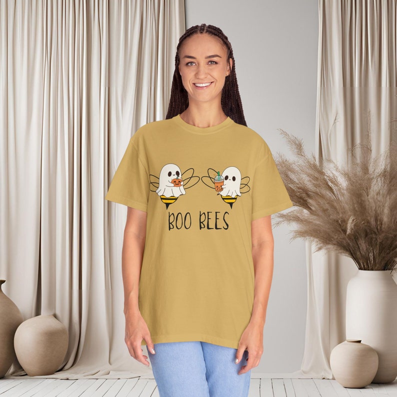 Boo-tiful Ghost Boo Bees Tee - Funny Halloween Shirt | Comfort Colors T ...