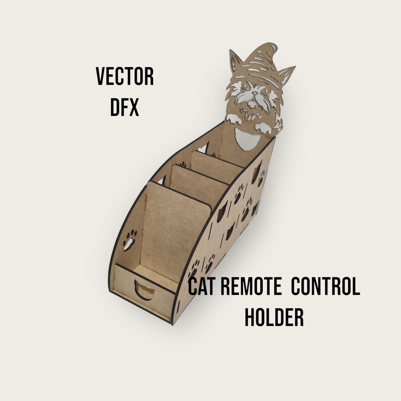 Laser Cut File: Vector DXF, SVG, AI, Pdf, Cdr, Remote Control Support ...