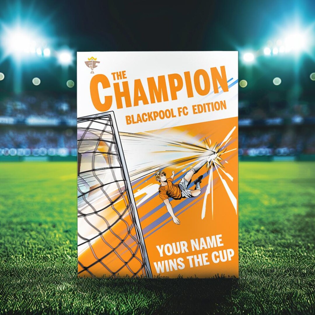 Personalised Blackpool FC Book | Custom Blackpool FC Gift | Kids ...