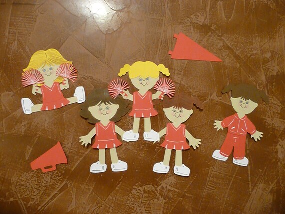 Items similar to Cricut Cheerleading Squad Die Cut Set on Etsy