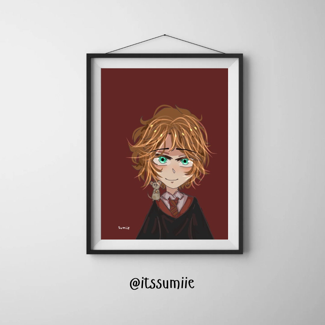 Wizard Named Ron | Room Decor | Magic Wall Print | Wizard Theme | Ron ...