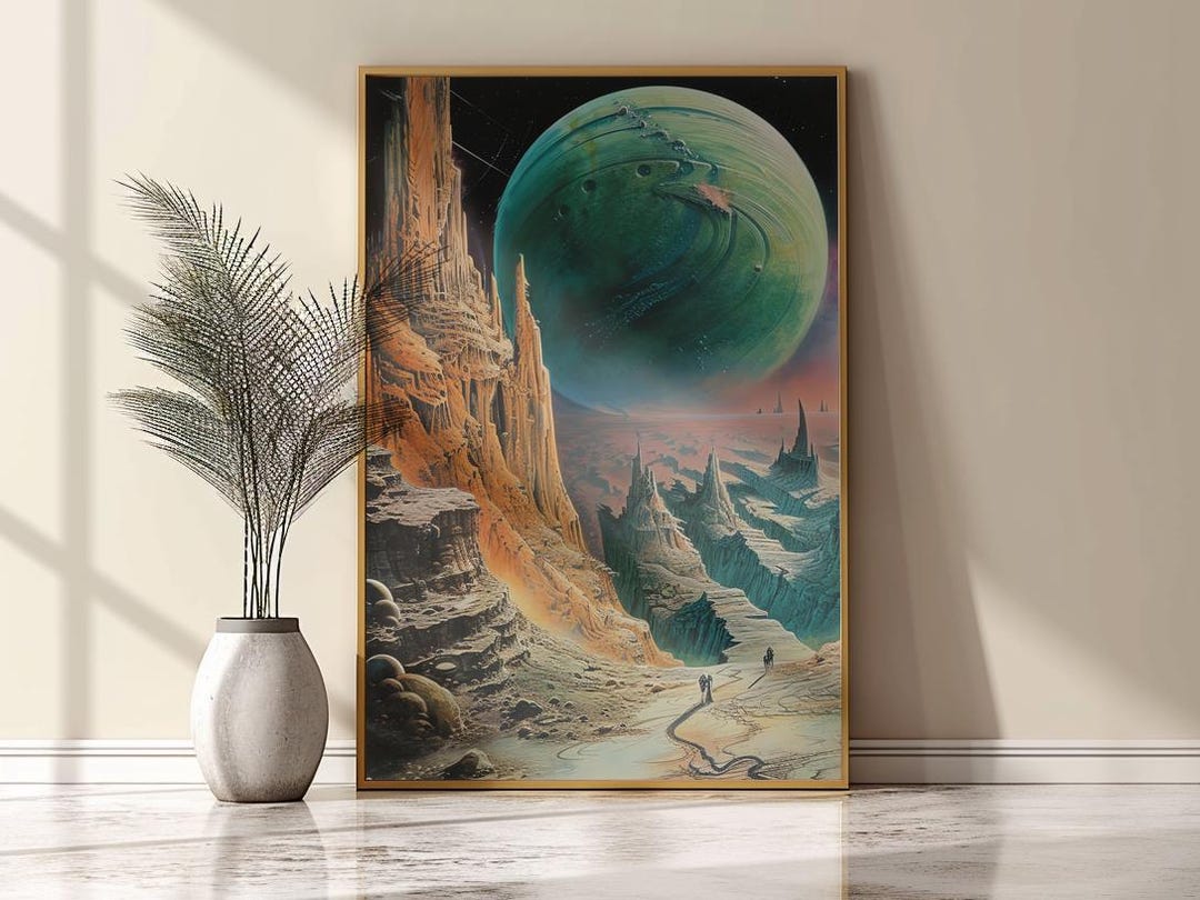 70s Vintage Prog Rock Band Poster | Album Cover Art Print | Disci Music ...