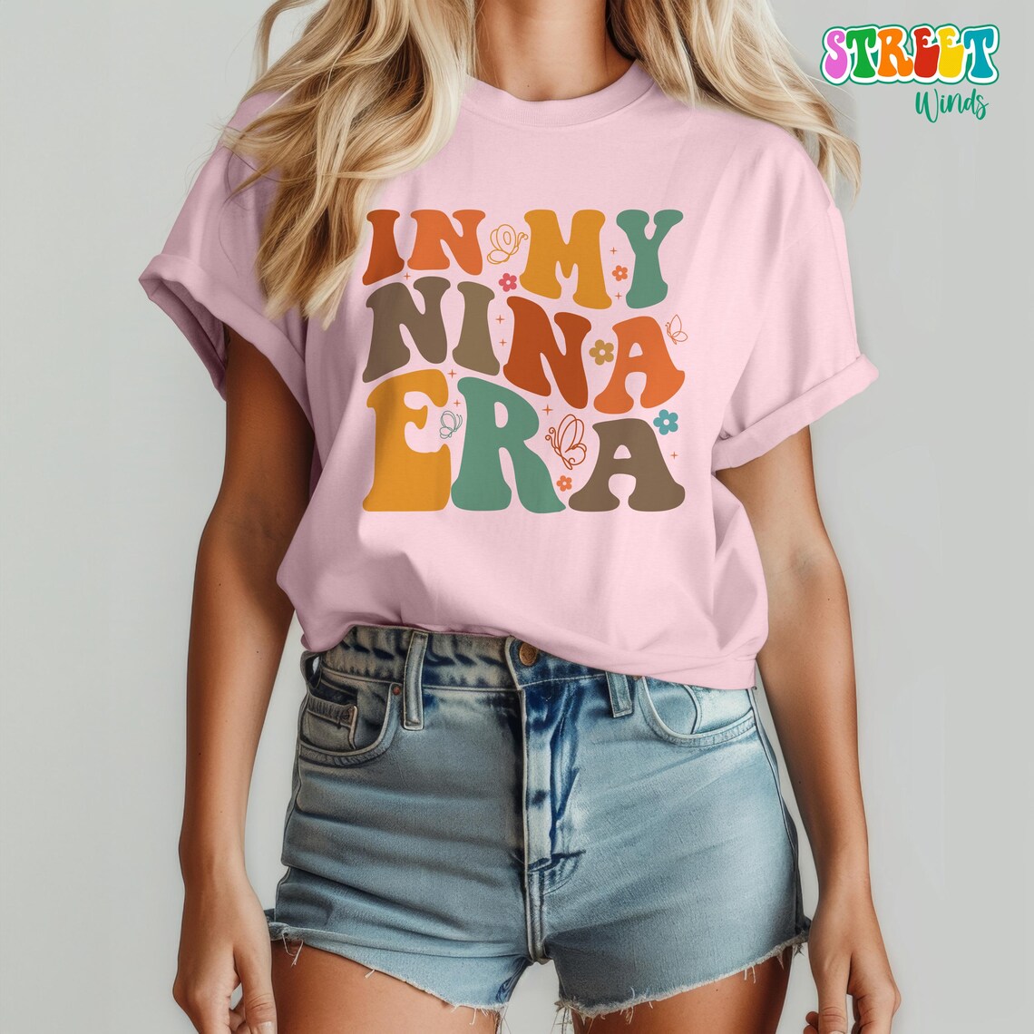In My Nina Era Shirt, Cool Nina Club Sweatshirt, Preppy Quote Hoodie ...