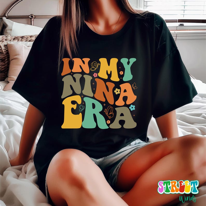 In My Nina Era Shirt, Cool Nina Club Sweatshirt, Preppy Quote Hoodie ...