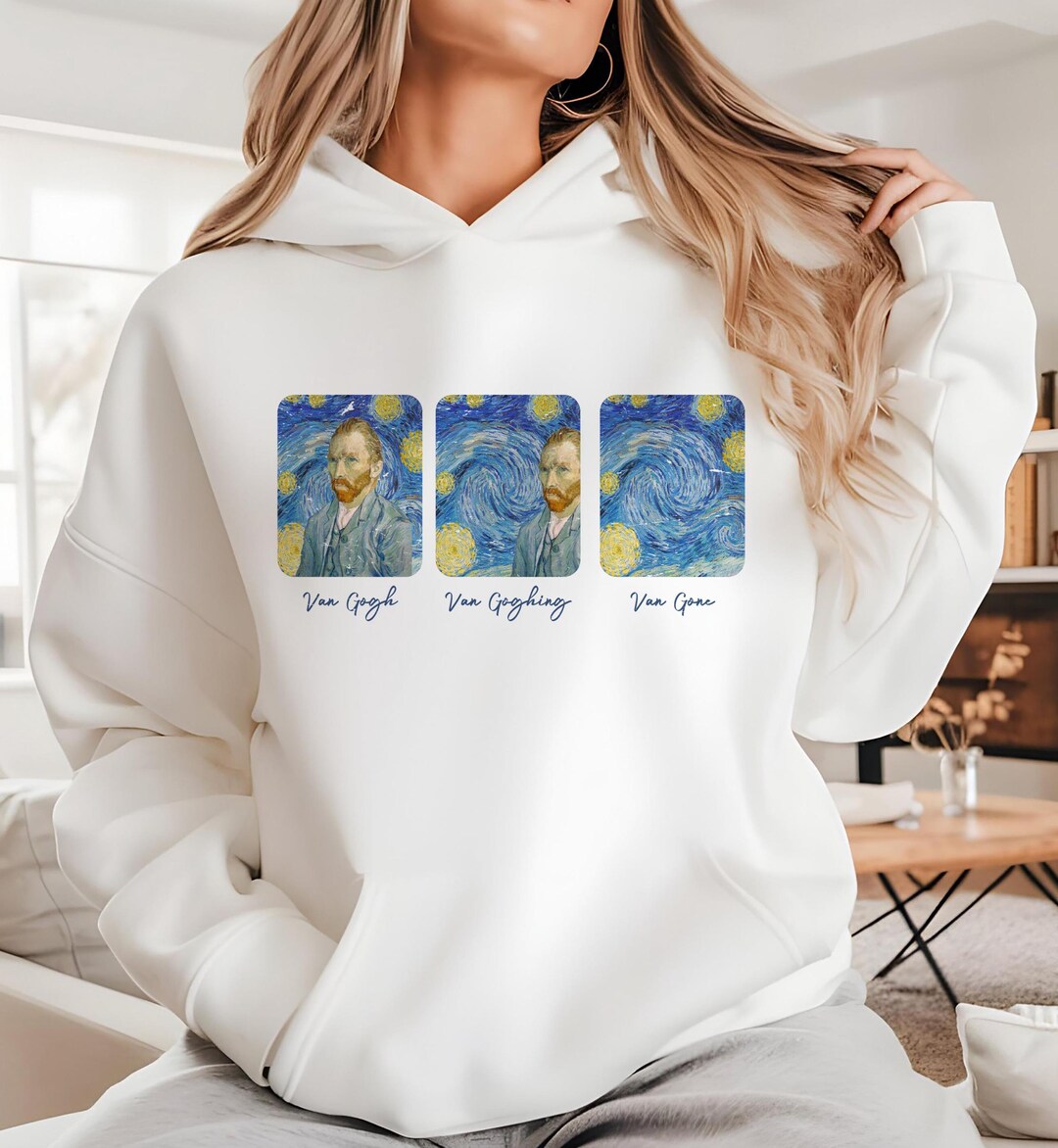 Van Gogh Van Going Van Gone Sweatshirt, Funny Art Meme Shirt, Gift for ...