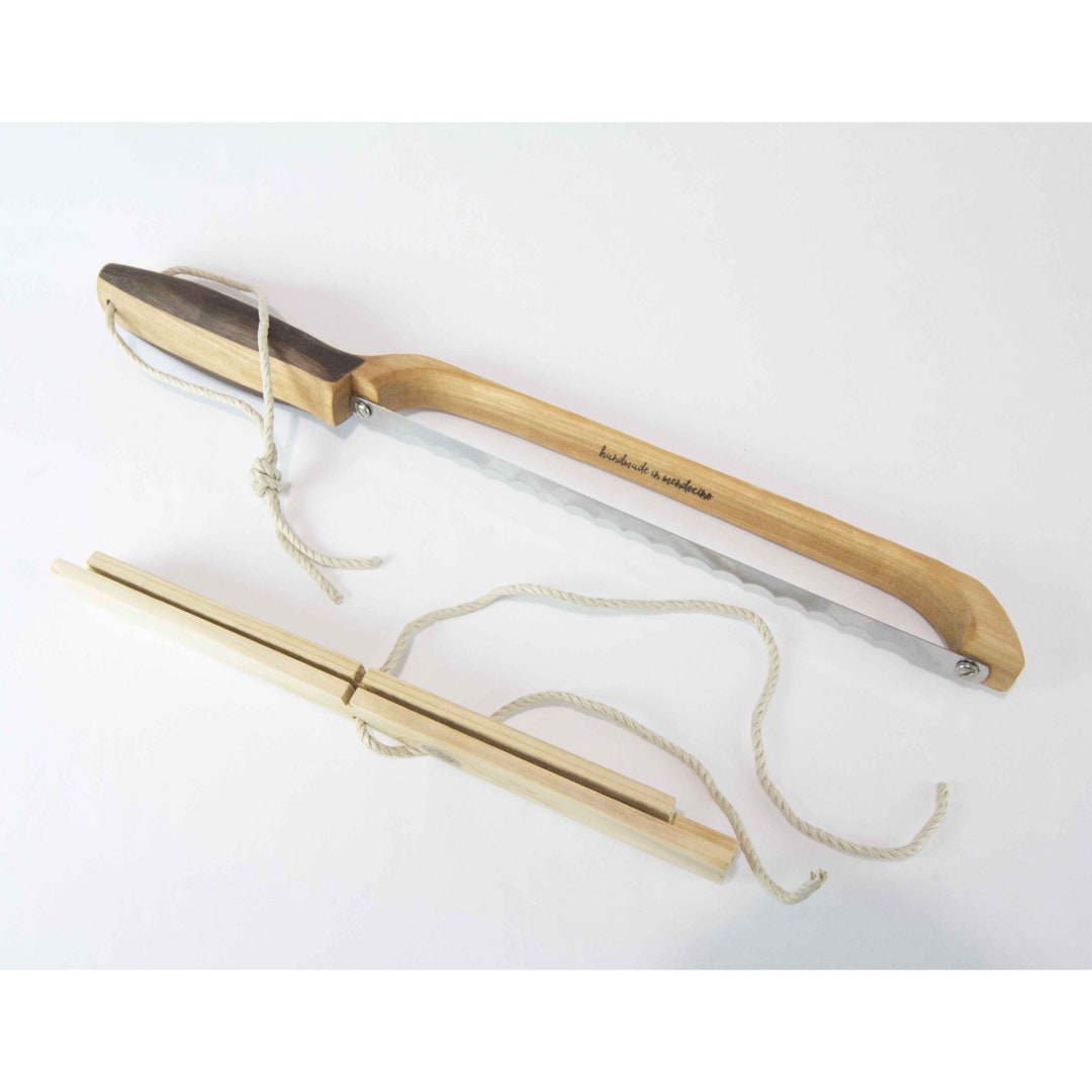 Left Handed Bow Knife / Fiddle Bread Knife: Birch & Black Walnut, 1 ...