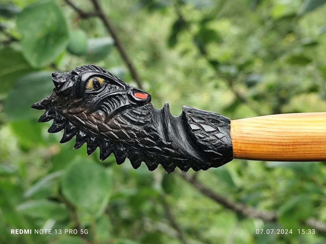 Yew War Bow, Longbow With Dragon Tail, English Longbow - Etsy