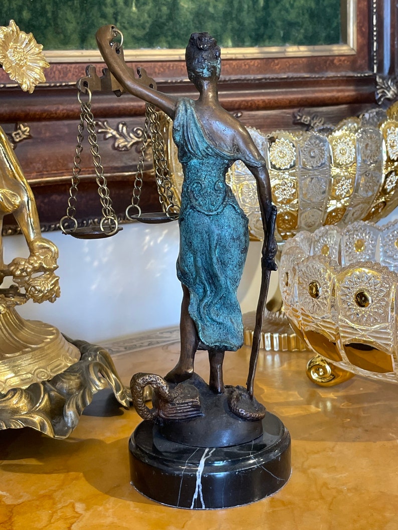 Lady Justice Bronze Statue - Etsy