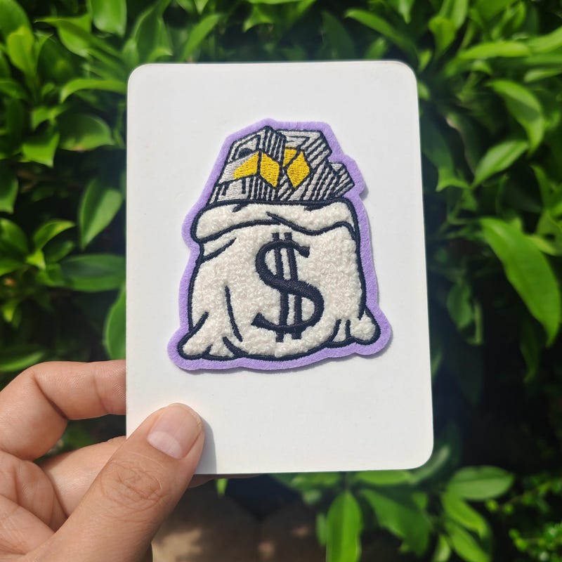 Money Bag Patch - Etsy