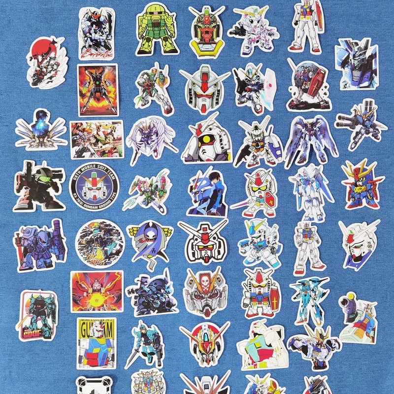 Gundam Sticker - Etsy