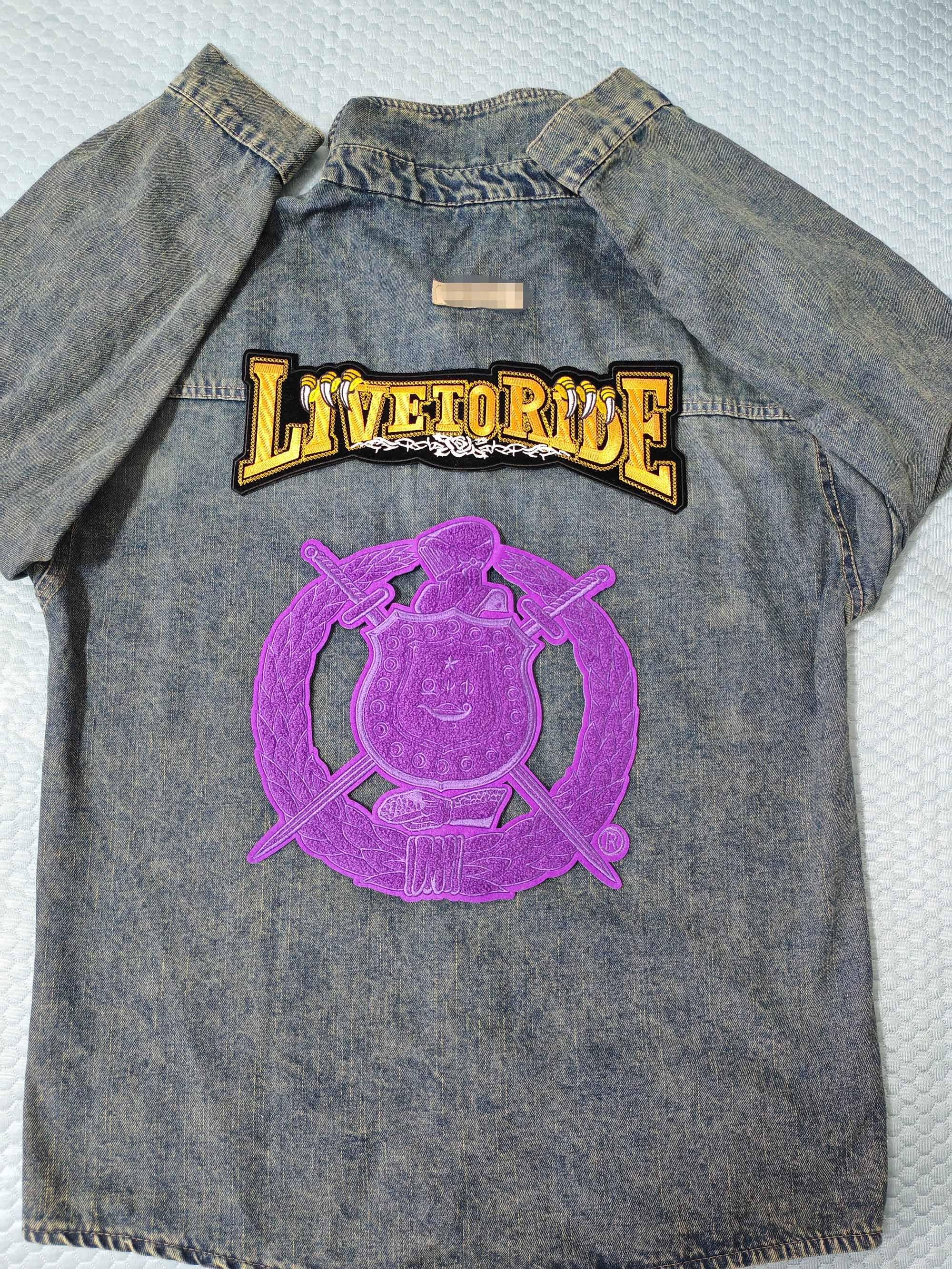 OMEGA PSI PHI Patch, Large Patch, Purple Patch, Big Iron on Patch ...