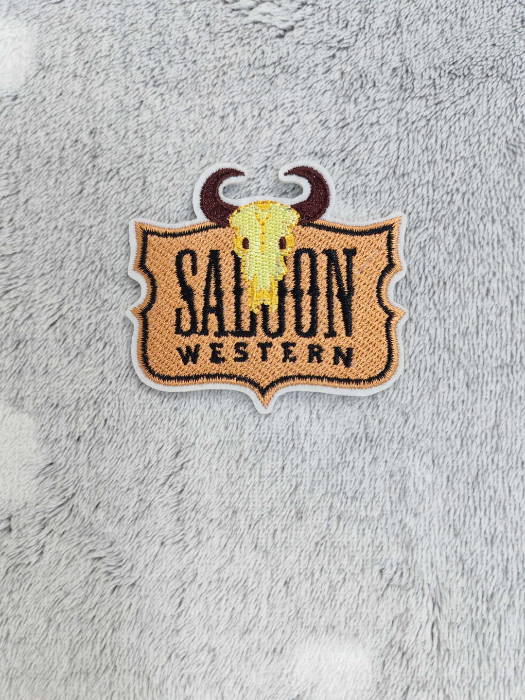 Cowboy Embroidered Patch, Saloon Western Patch, Cowboy Western ...