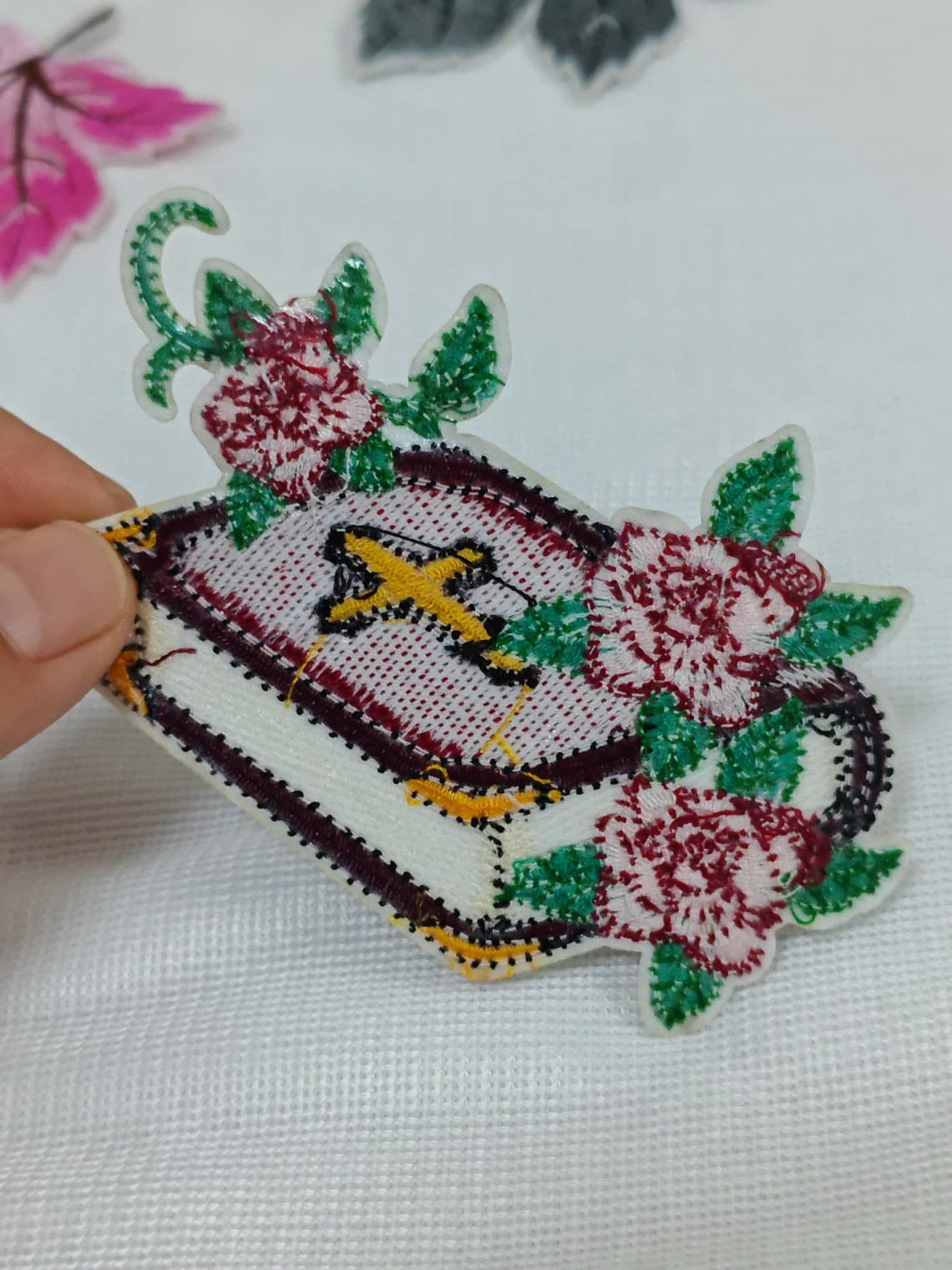 Religious Bible, Christian Book Embroidery Patch, Books Patch. Hat ...