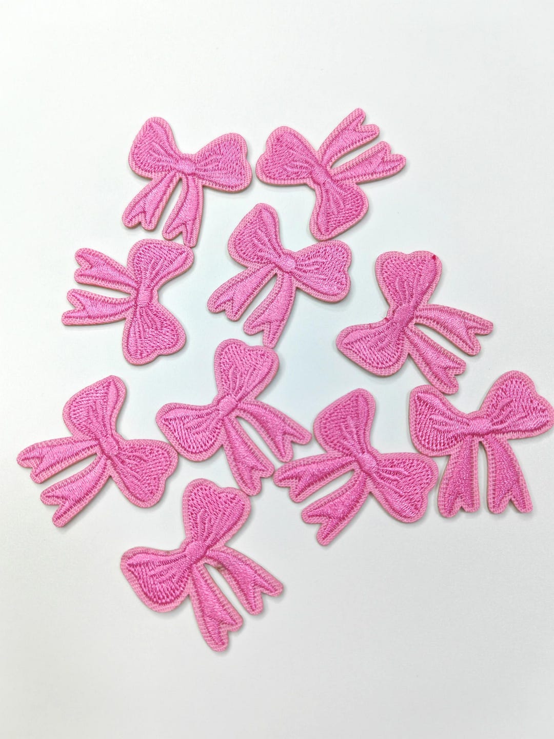 Bow Patch, Pink Bow Patch,cute Pink Bow Patch. Hat Patch, Makeup Bags ...