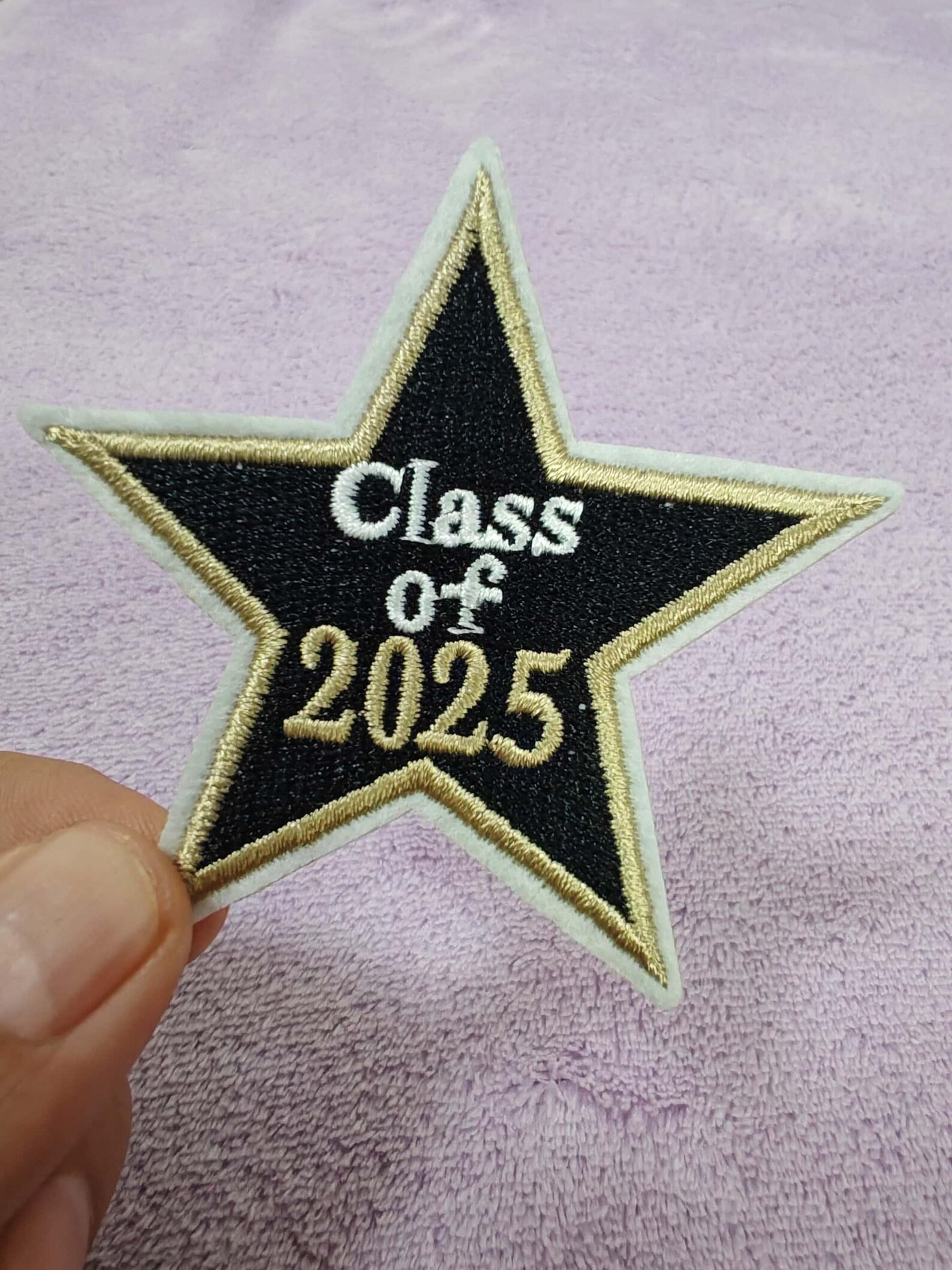 Class of 2025 Patch, Graduate Patch, Black Star Patch, Custom Trucker ...