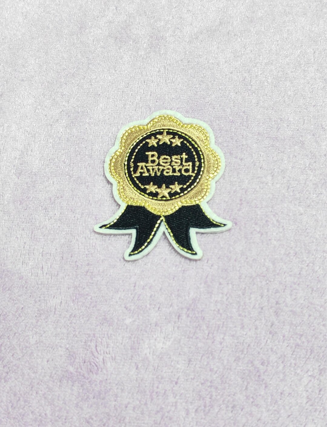 Best Award Patch, Black & Gold Certificate Patch, Trucker Hat Cap ...