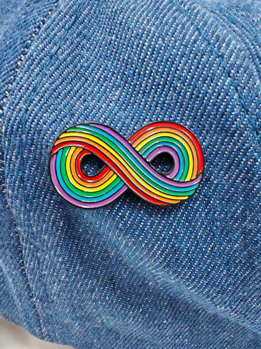 Rainbow Enamel Pin: LGBTQ Pride Brooch, Hat & Lapel Pin - Etsy