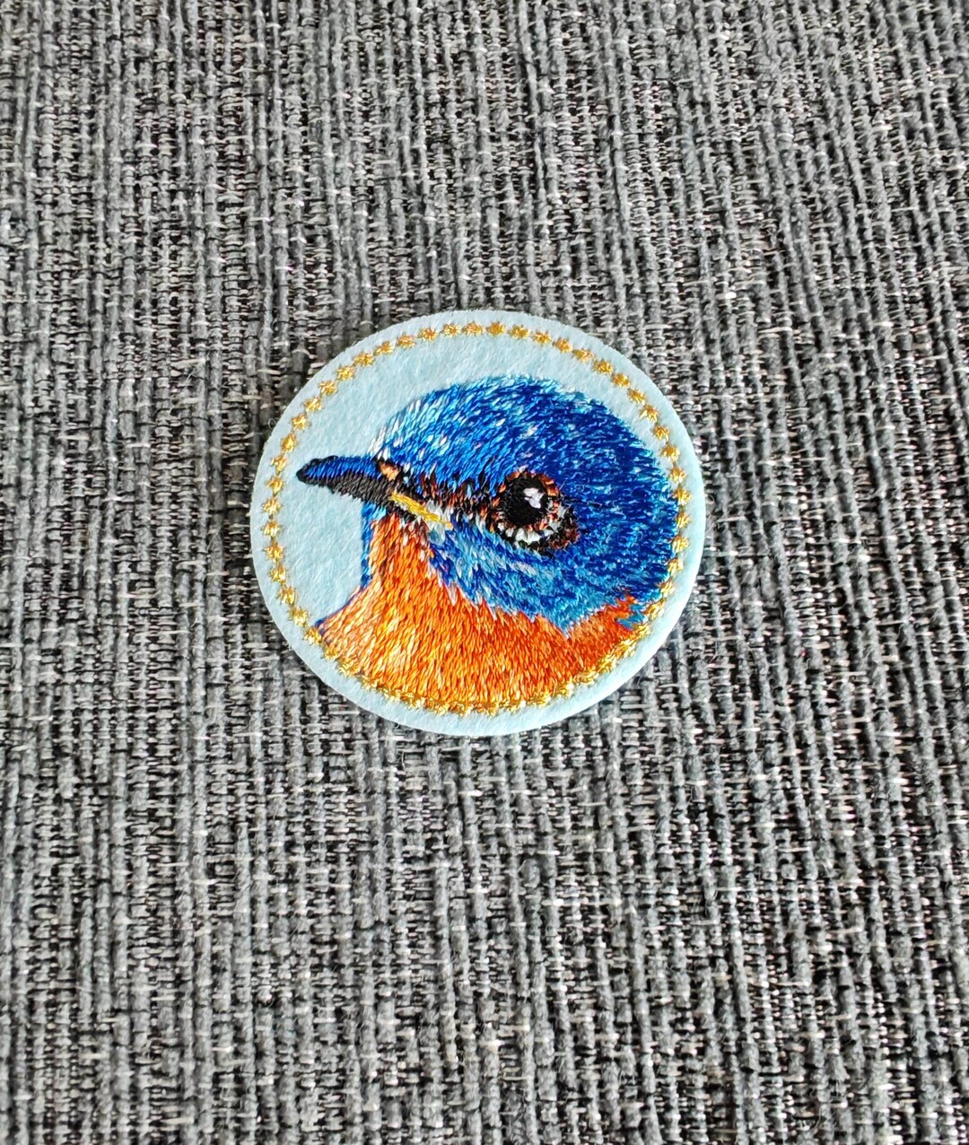 Sparrow Badge/birds Patch/embroidered Applique/birds Lover Gift ...