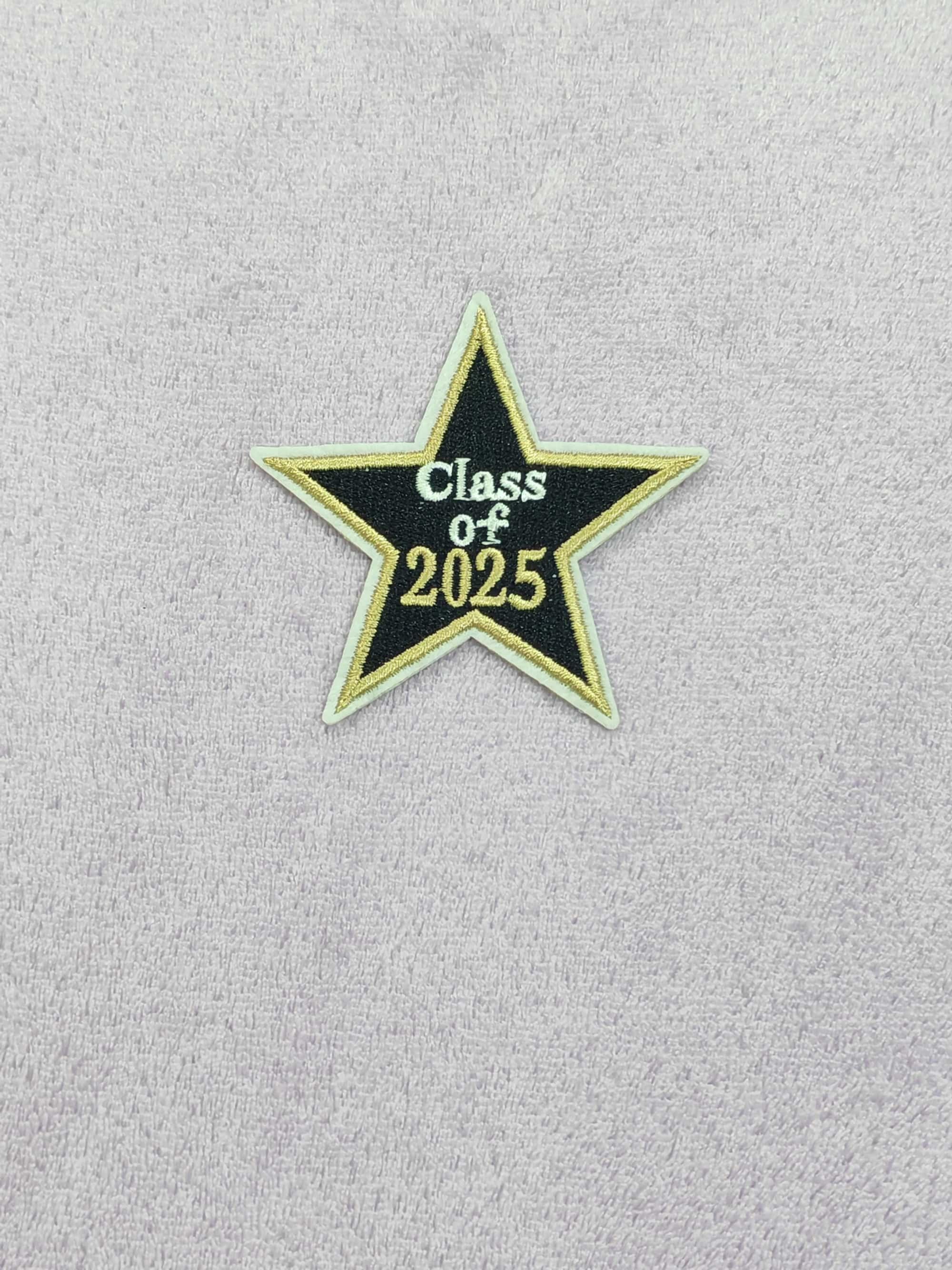 Class of 2025 Patch, Graduate Patch, Black Star Patch, Custom Trucker ...