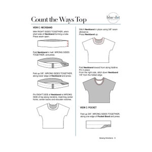 New! Count the Ways PDF Sewing Pattern - Etsy