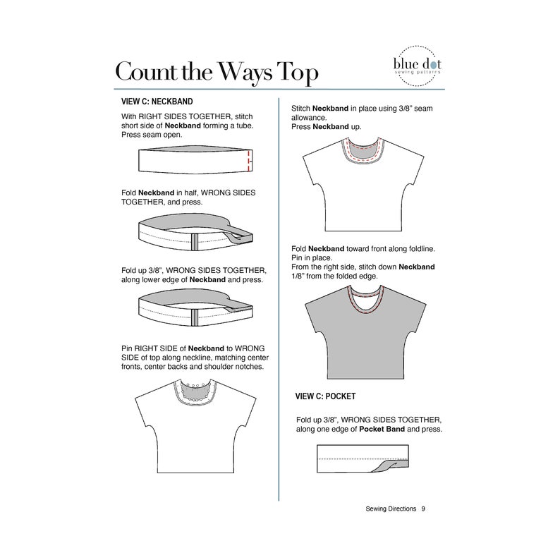 New Count the Ways PDF Sewing Pattern - Etsy