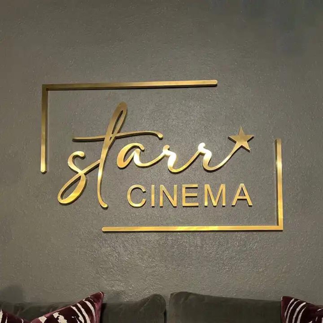 Laser Custom Logo, Signs Sign Salon Custom Cut Sign Metal Sign Cut ...