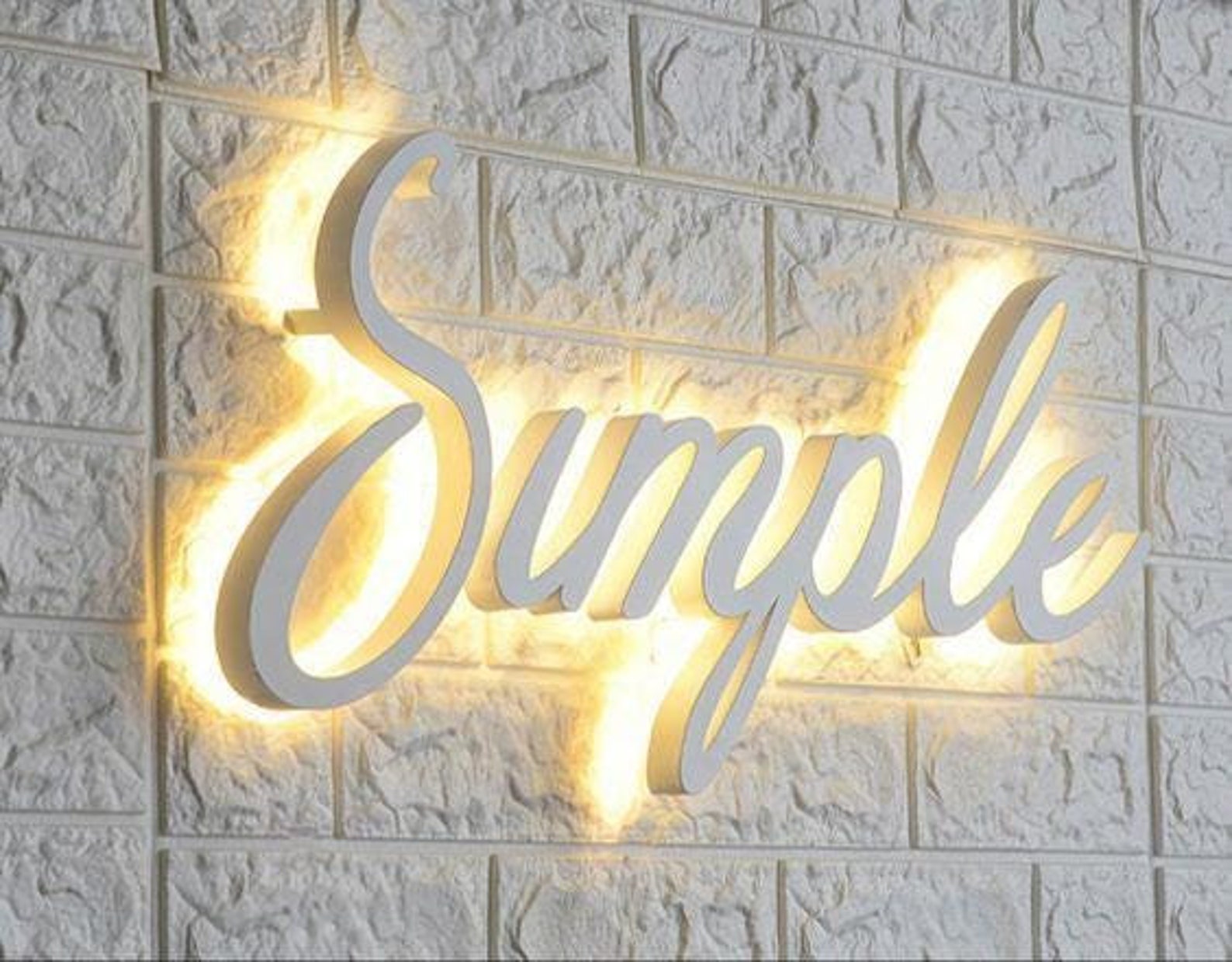 Metal Sign Laser Cut Custom Logo, Custom Custom Cut Sign Signs Salon ...