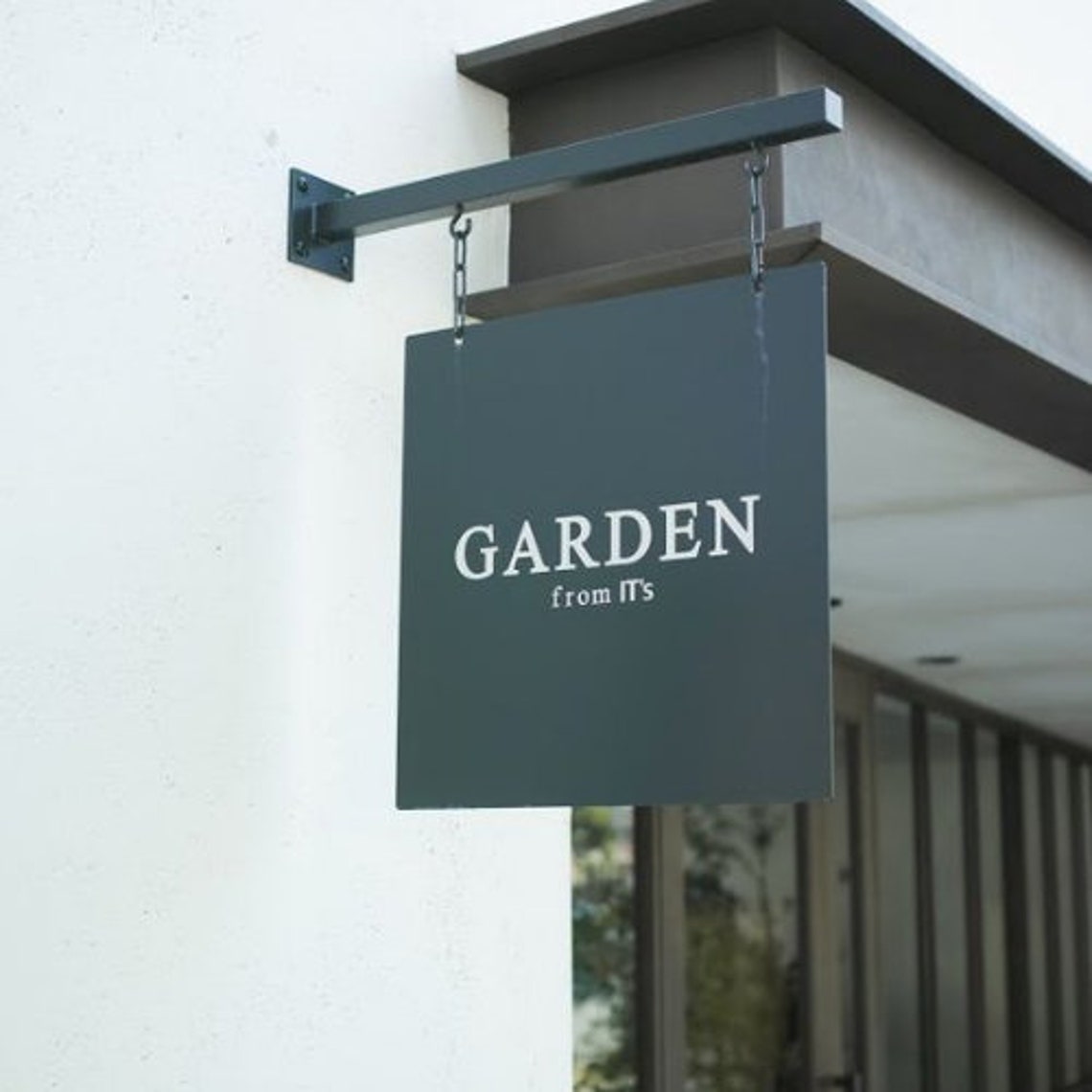 Custom Metal Business Sign, Blade Sign, Double Sided Hanging Sign, Shop ...