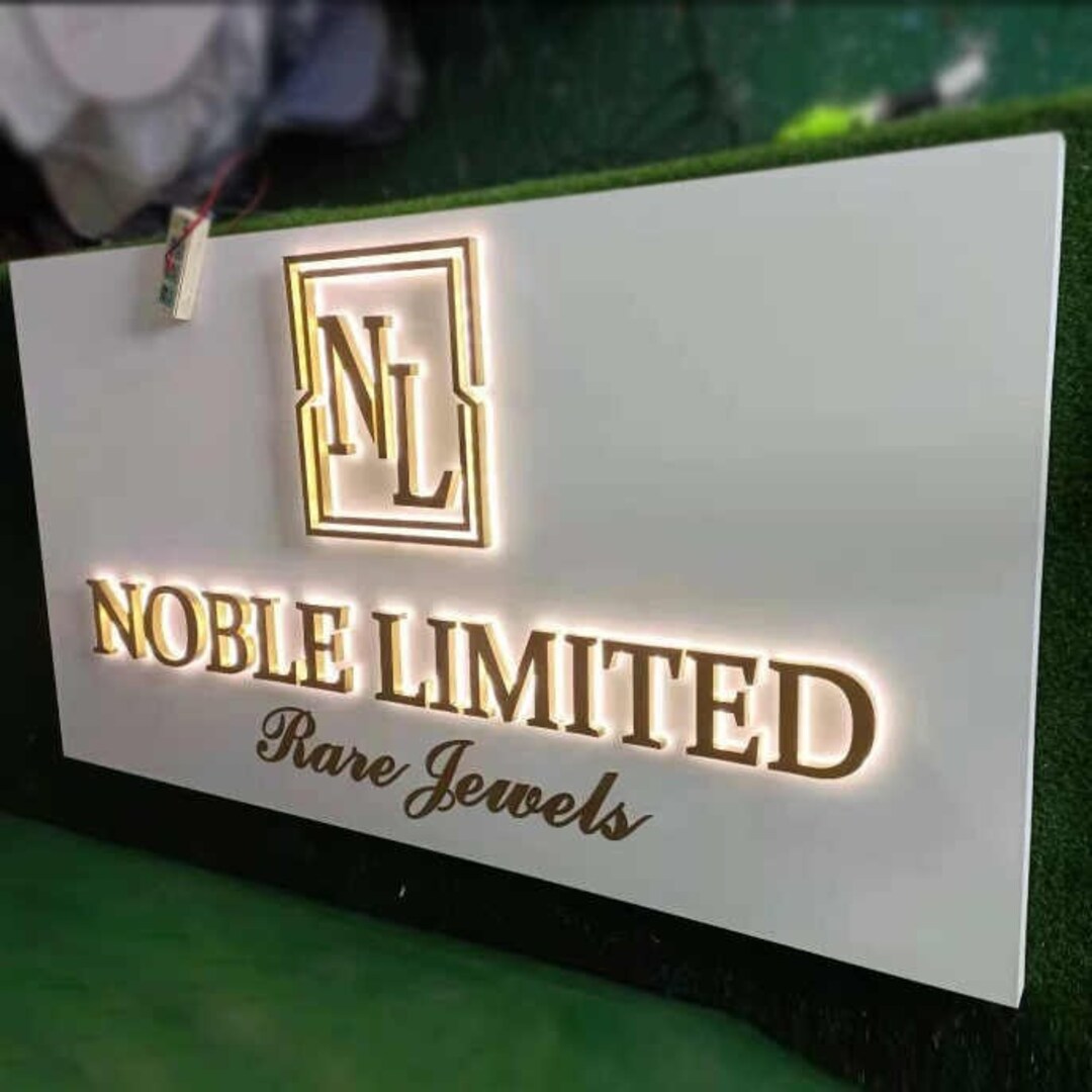 Laser Cut Logo Sign Custom Salon Sign Custom Business Sign , Business ...