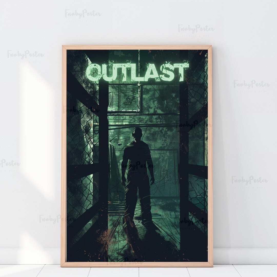 OUTLAST Poster | Standing Silhouette - Illustration Art, Gothic, Horror ...