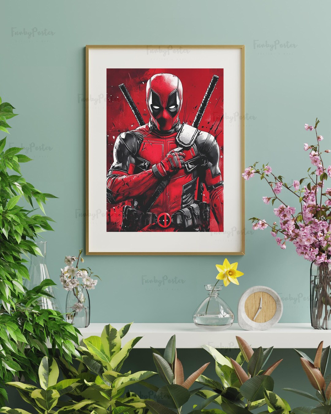 DEADPOOL POSTER X-men Universe, Superhero Art Print, Modern Wall Decor ...