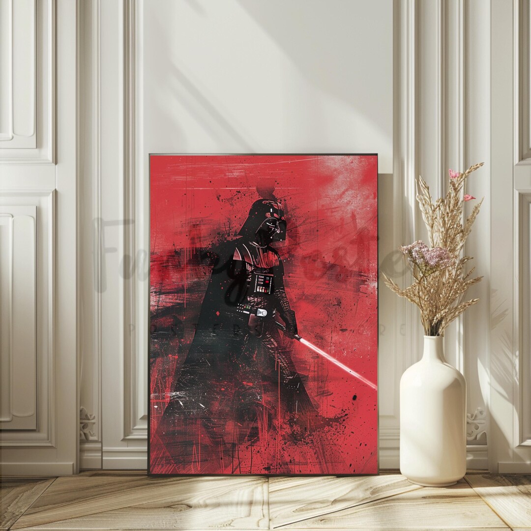 STAR WARS POSTER Darth Vader Poster 2 , Monotone/minimalistic Style ...