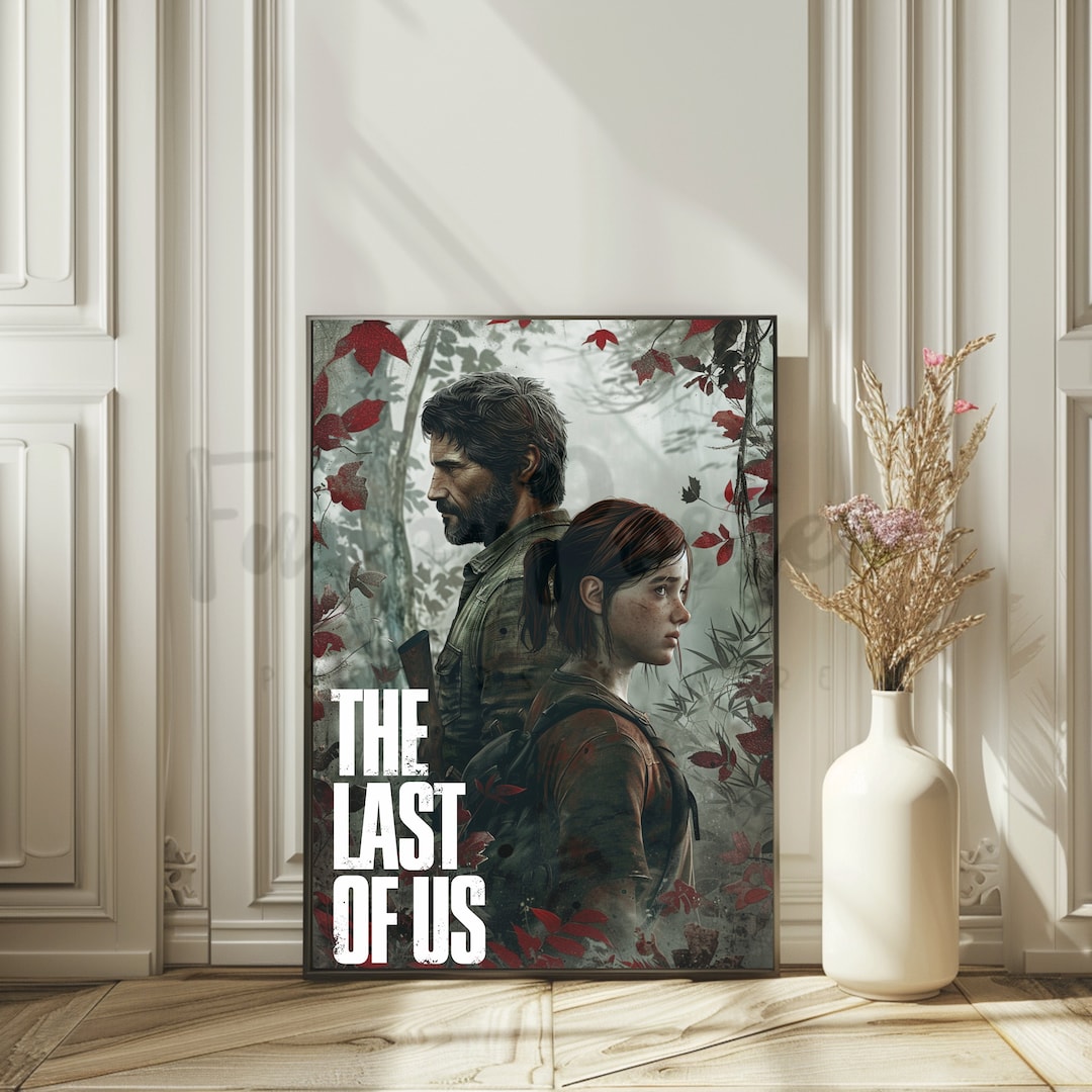 The Last of Us Part I Poster Ellie and Joel Portrait, the Last of Us ...