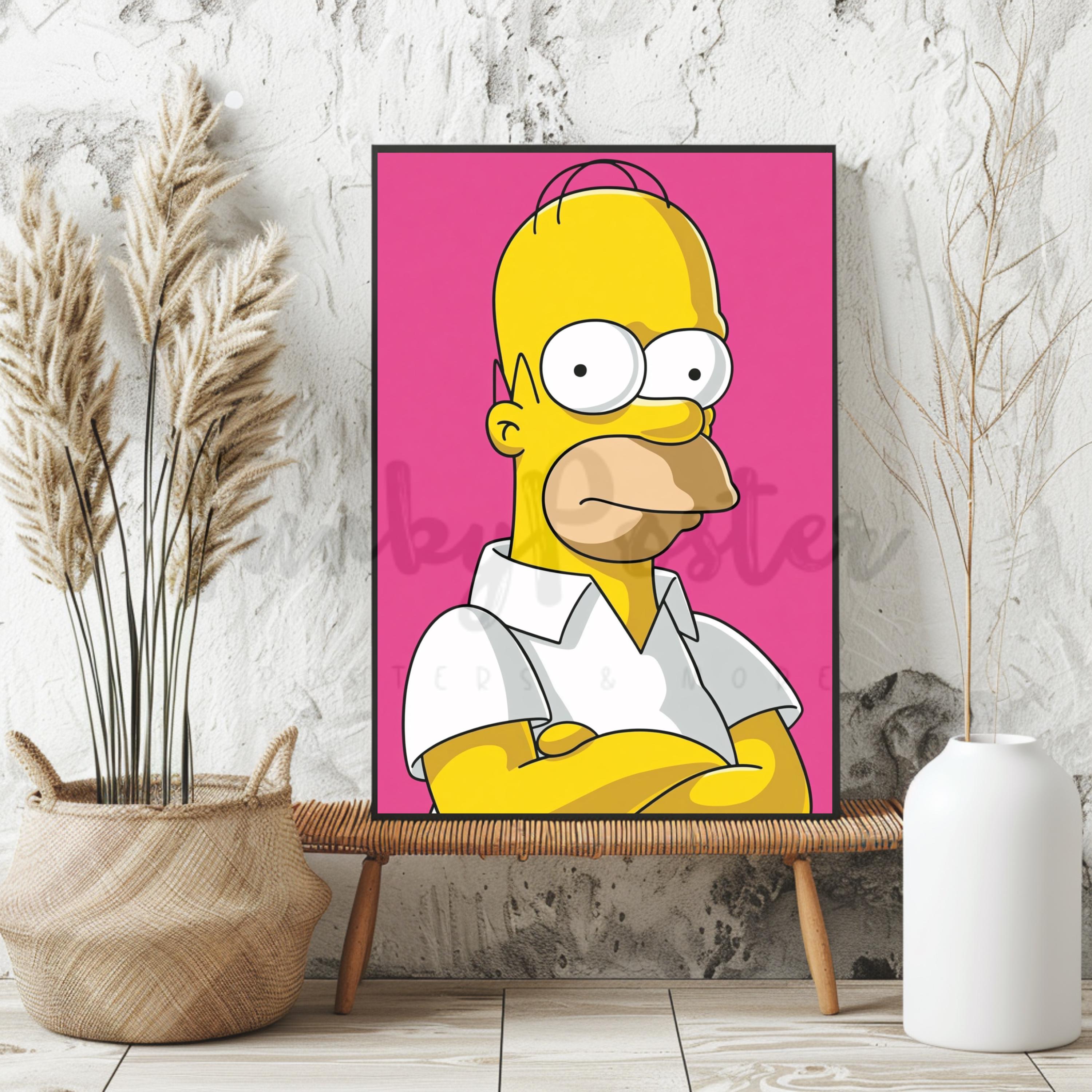 THE SIMPSONS POSTER Homer Simpson Poster, Cartoon Poster, Animation ...