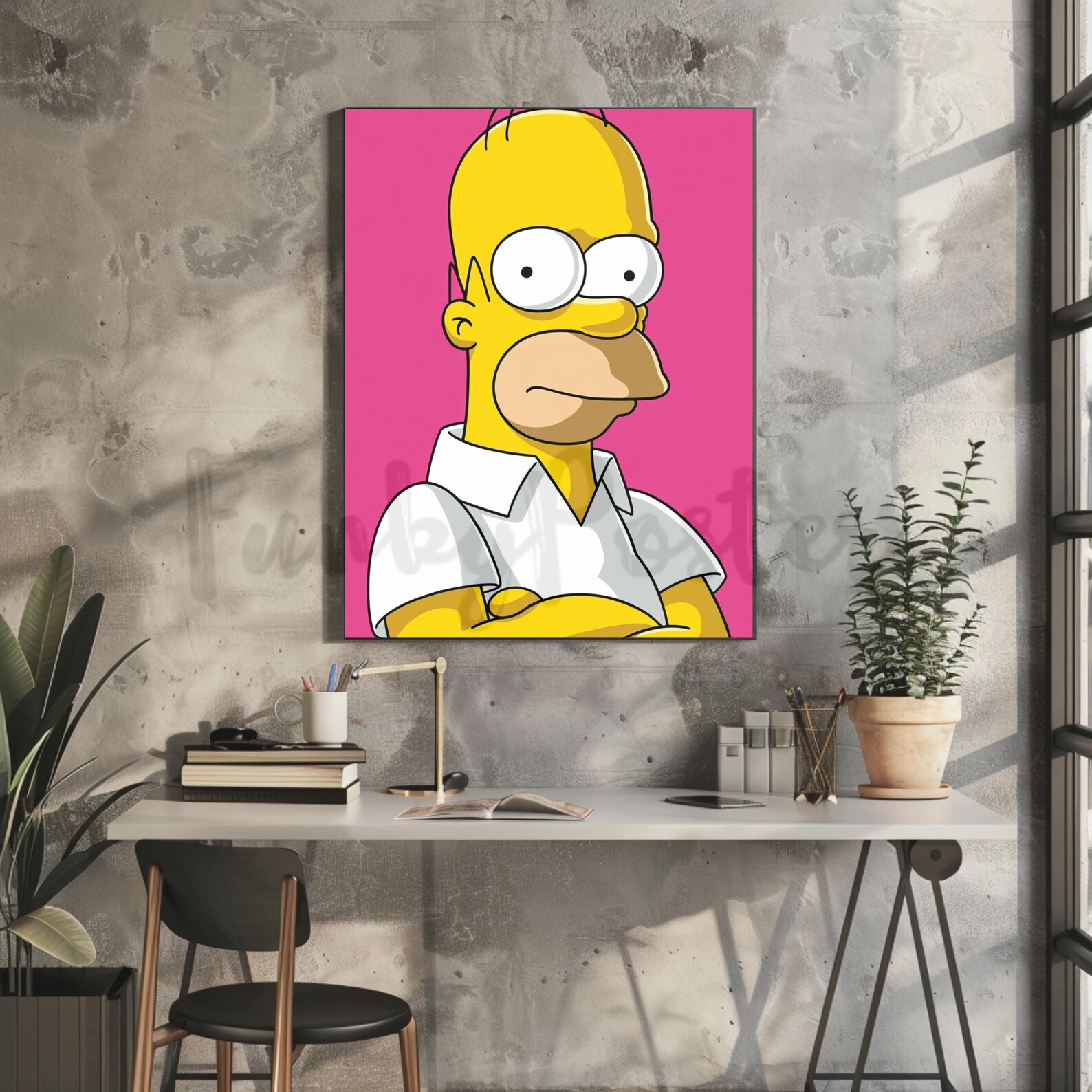 THE SIMPSONS POSTER Homer Simpson Poster, Cartoon Poster, Animation ...