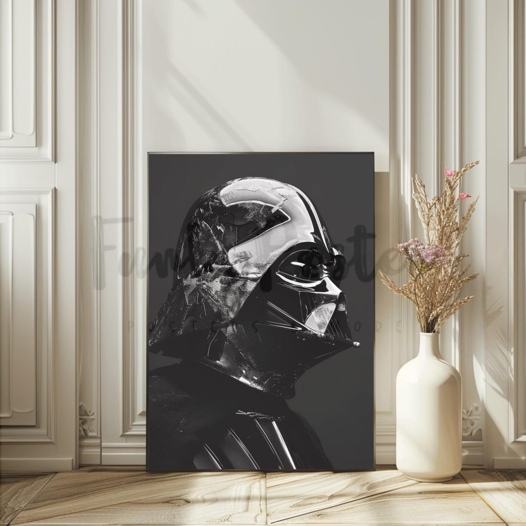 STAR WARS POSTER Darth Vader Poster 1 , Monotone/minimalistic Style ...