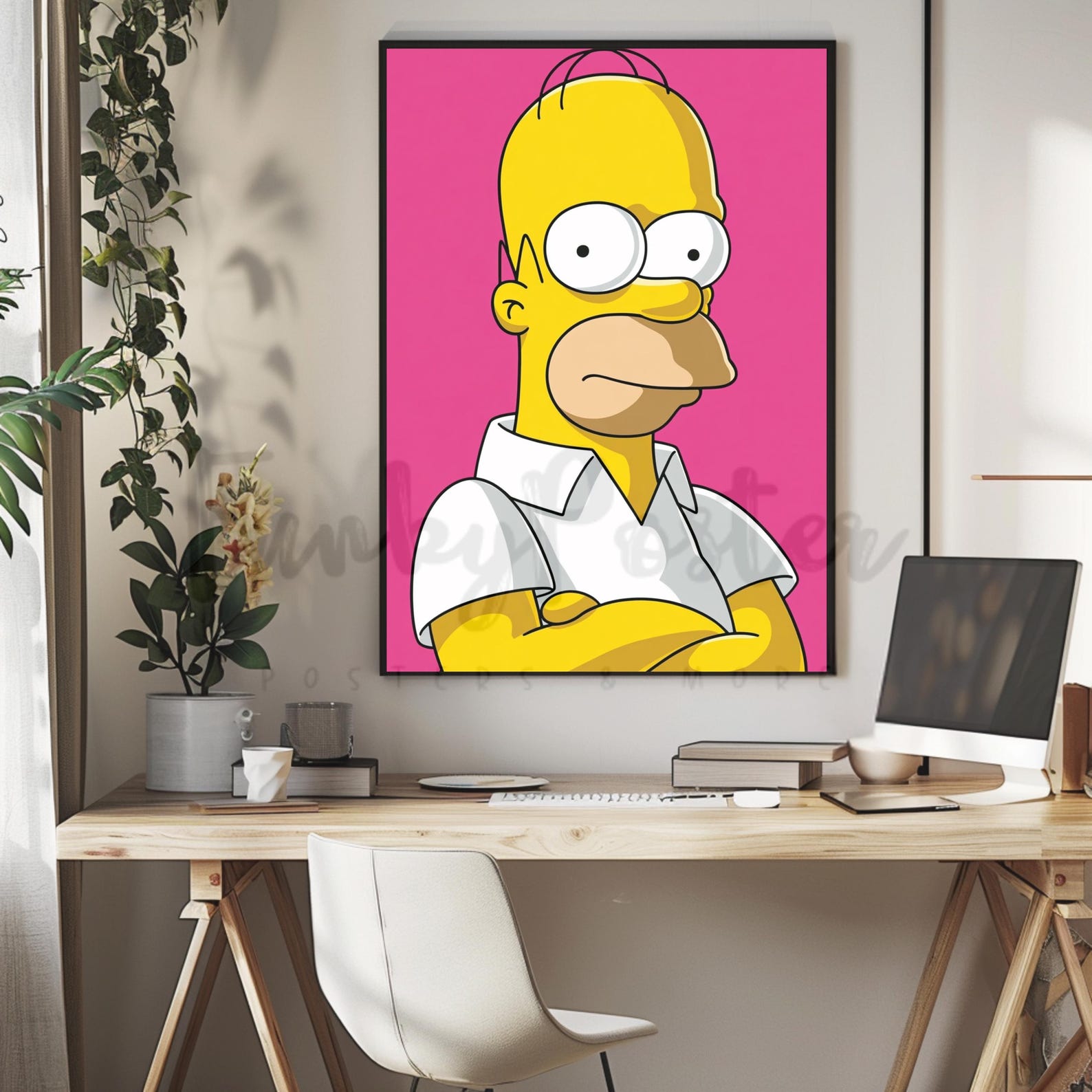THE SIMPSONS POSTER Homer Simpson Poster, Cartoon Poster, Animation ...