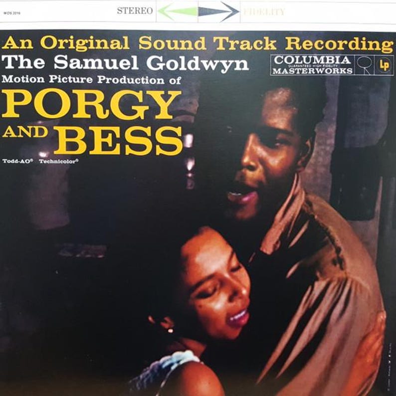Porgy and Bess (an Original Sound Track Recording) Vinyl Record LP ...