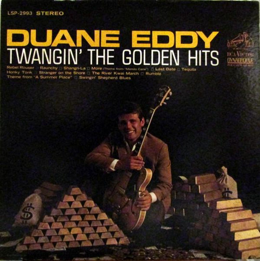 Duane Eddy Twangin' the Golden Hits Vinyl Record LP Album Excellent ...