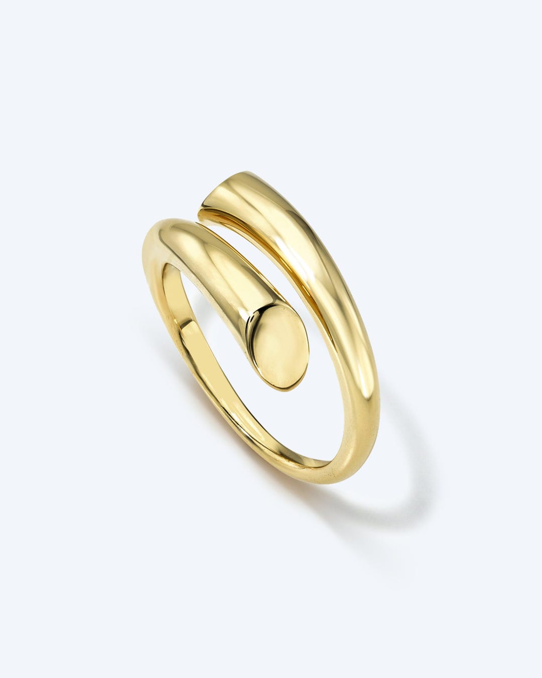 18K Gold the Gold Rush Ring • Open Wrap Ring • Water Resistant ...