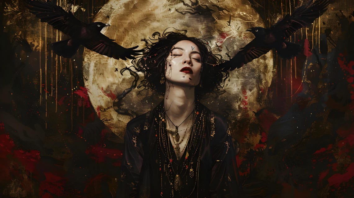 Lilith-gothic Subrreallism Digital Art Print - Wall Art - High ...